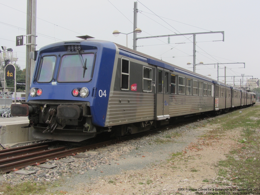 Trains d'Europe : Rames RRR SNCF